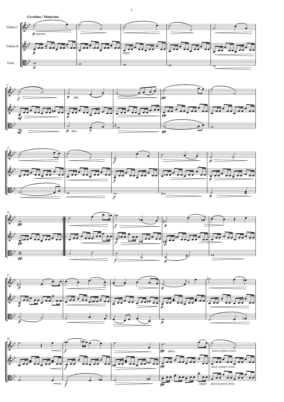Dvořák: Trio "Terzetto" for 2 violins and viola or cello op. 75a ...